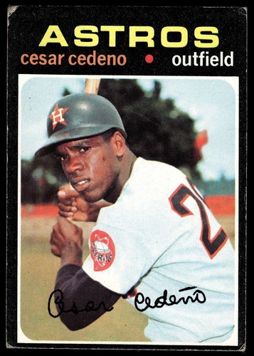 1971 Topps #237 Cesar Cedeno Rookie Houston Astros VG | eBay