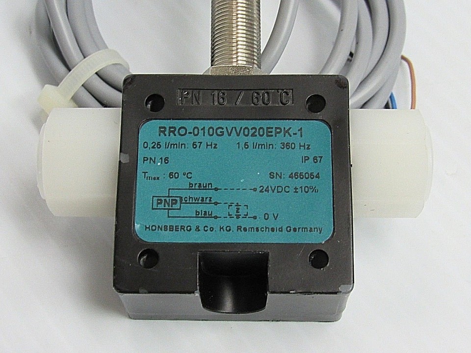 NEW HONSBERG FLOW SWITCH SENSOR RRO-010GVV020EPK-1 RRO010GVV020EPK1 | eBay
