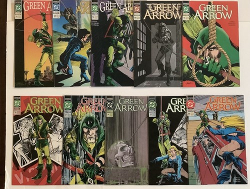 GREEN ARROW #51-60 ~ 1991 1992 DC ~ BEAUTIFUL NEAR MINT RUN OF 10 ~ 👀 ...