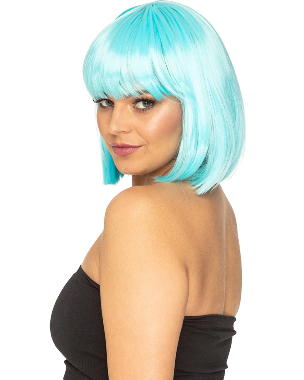 Fashion Deluxe Soft Teal Bob Wig | eBay