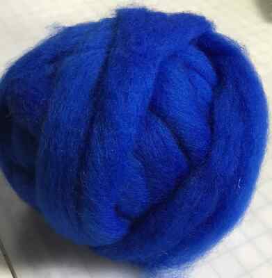 Royal Blue - Finest Romney & Merino Wool Roving (.5 Oz) | eBay