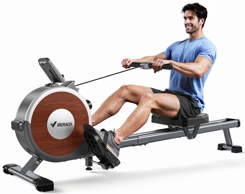 MERACH Q1S Magnetic Rowing Machine 16 Levels of Quiet Resistance Dual ...