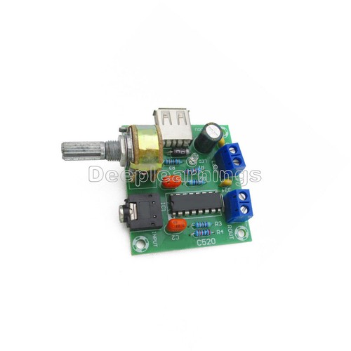 PM2038 Dual Track 5Wx2 Amplifier Board 5W+5W Module USB Power Supply DC ...