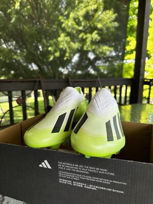 Adidas Men's 10 X Crazyfast.1 Laceless FG Crazyrush Pack Soccer Cleats ...