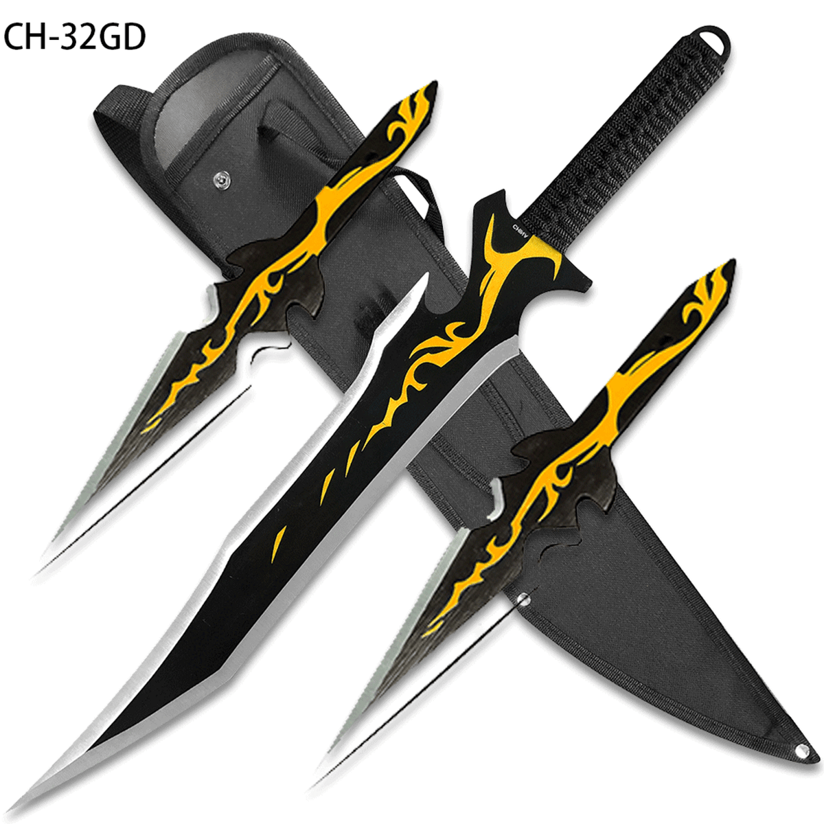 Ninja Swords And Knives 28" GREEN NINJA SWORD Full Tang Machete