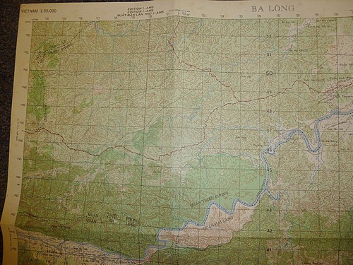 6442 iii - MAP - MACV-SOG - BA LONG - QUANG TRI - CAM LO - CCN 1965 ...