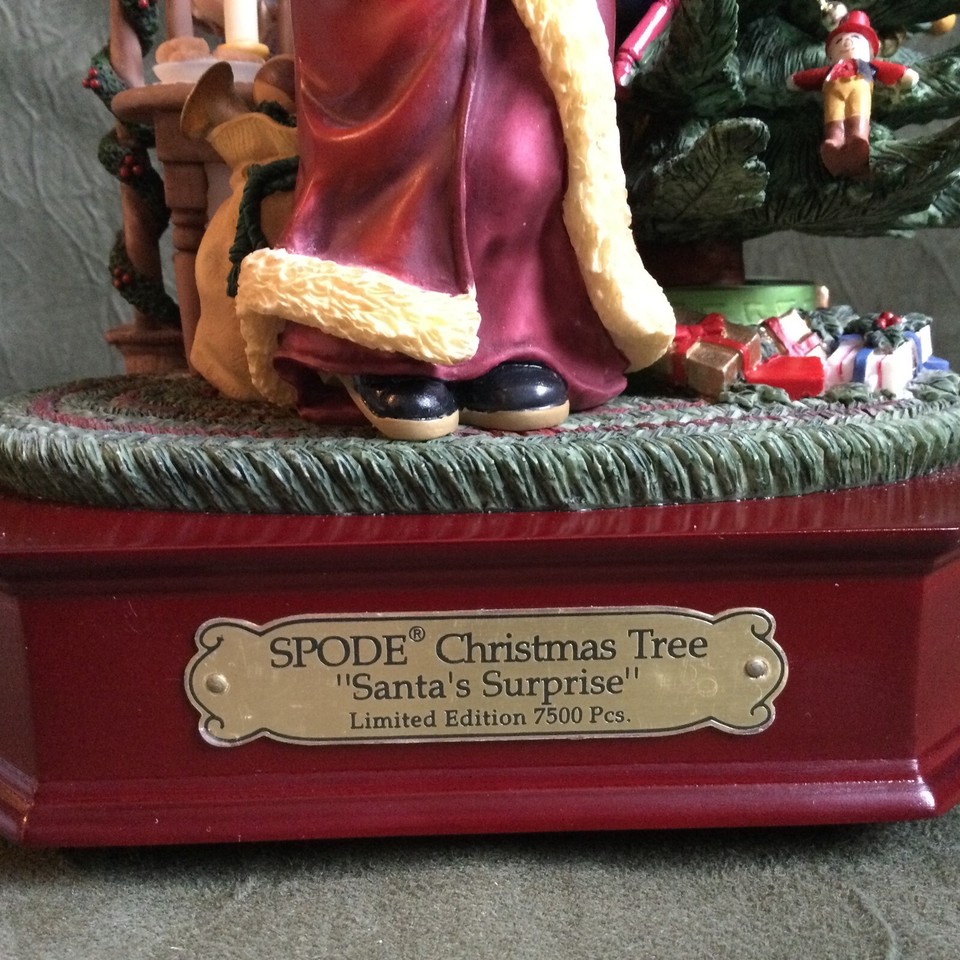San Francisco Music Box Co./Spode Christmas "Santa's Surprise" Limited ...
