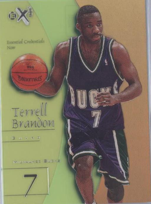 1997-98 EX2001 - Terrell Brandon #35 Essential Credentials Now /35 for ...