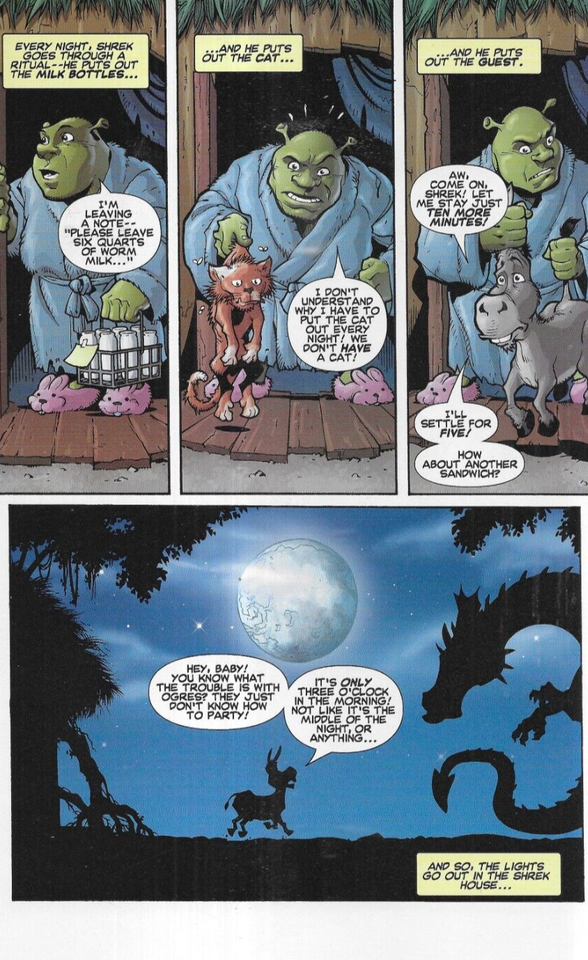 Shrek Comic 3 Cover A First Print 2003 Mark Evanier Ramon Bachs Sno ...