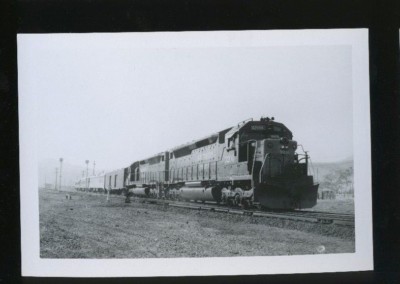 1960s SP Southern Pacific EMD SDP45 Locomotive #3200 - Vtg B&W Railroad ...