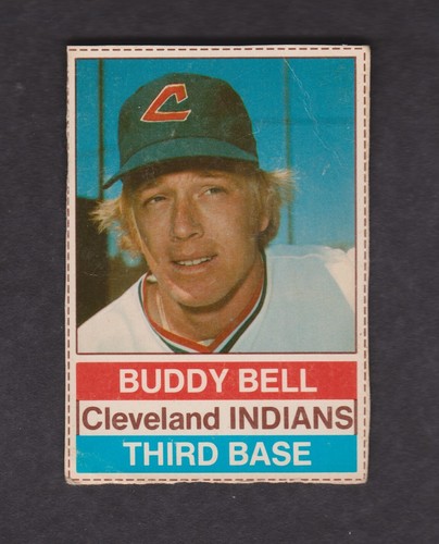 1976 Hostess Baseball Card #95 Buddy Bell Cleveland Indians Vintage VG ...