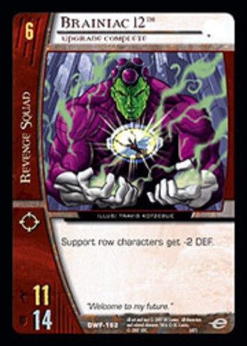 VS System: Brainiac 12, Upgrade Complete [Played] DC Worlds Finest TCG ...