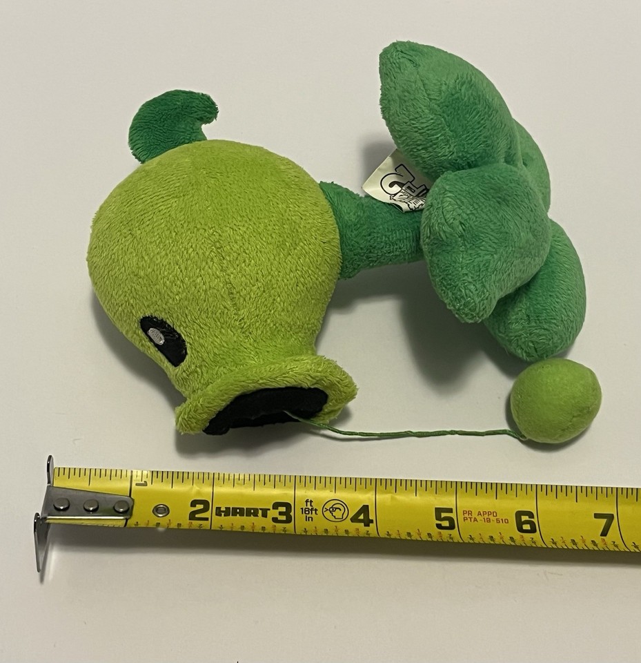 WORLDMAX 2013 Plants vs Zombies PvZ Peashooter 6" Plush Toy Offical ...