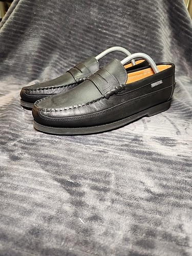 Mephisto Spinnaker Black Leather Penny Loafer Air-Relax Shoes Men’s Sz ...