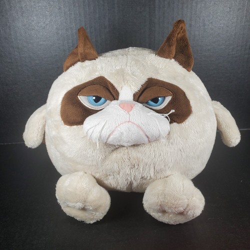 Ganz Grumpy Cat Ball Plush 10" Fat Round Stuffed Animal HGC22984 | eBay