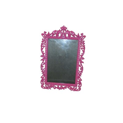 Striking Magenta Metal Picture Frame Gothic Vine Motif Table Top - 4" x ...