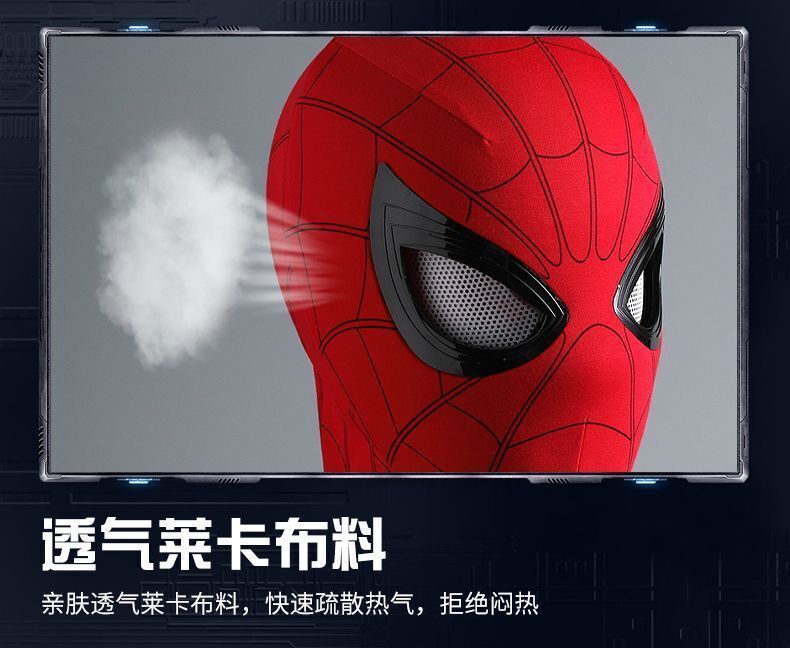 Spider-Man Remote Control Blink Spider-Gwen LED Mask Headgear Cosplay ...