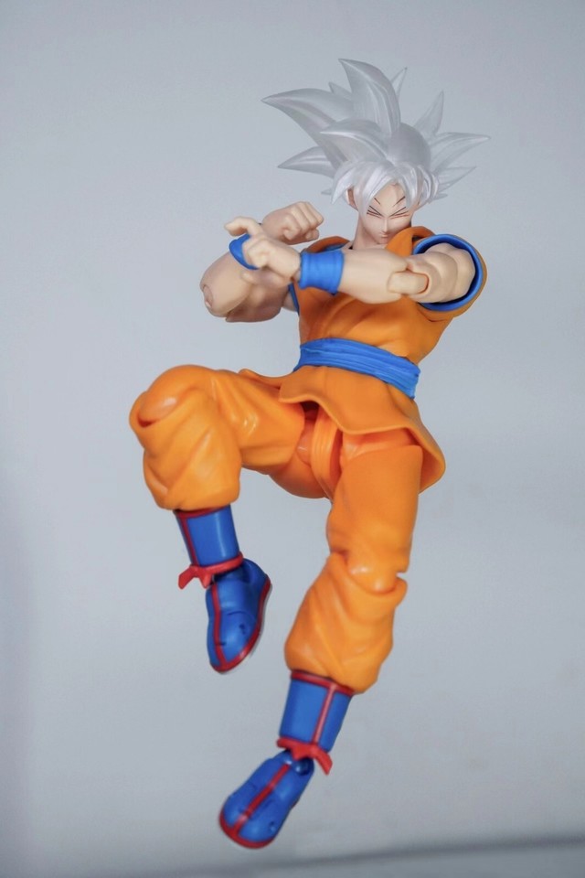 custom 1/12 shf ui goku Ultra Instinct goku head kit 3 face（No Figure ...