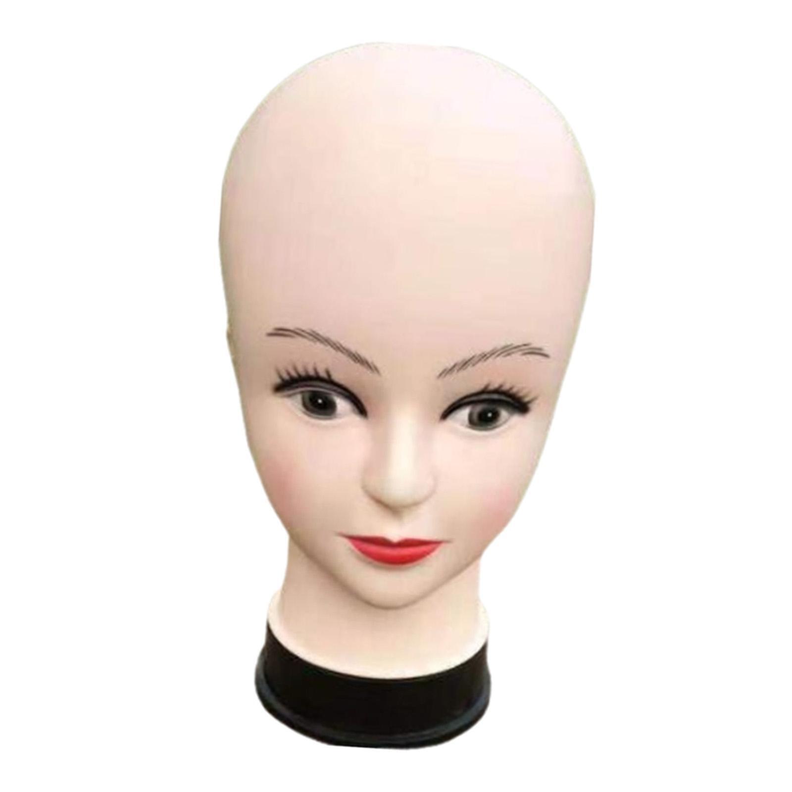 Female Bald Mannequin Head Lightweight Professional Manikin Head for ...
