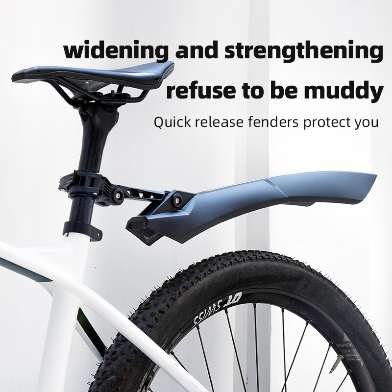 ROCKBROS Bicycle Front Rear Fender Set Fenders Antifouling Quick ...