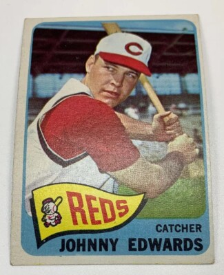 1965 Topps # 418 Johnny Edwards Baseball Card Cincinnati Reds | eBay