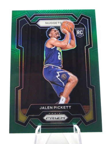 2023-24 Panini Prizm - Green Prizms #167 Jalen Pickett - Rookie ...