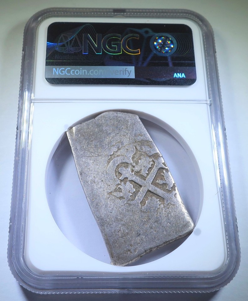 NGC VF 1730-1733 Mexico 8 Reales 1700's Spanish Colonial Dollar Pirate ...