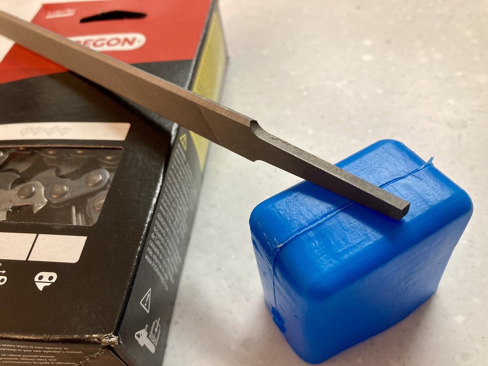 Premium Double Bevel Chisel Bit File - Woody’s Brand | eBay