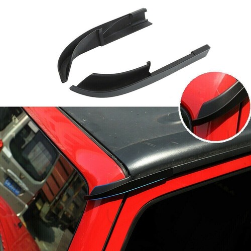 ABS Car Water Channel Black Rain Gutter Rain Diverter for Jeep Wrangler ...