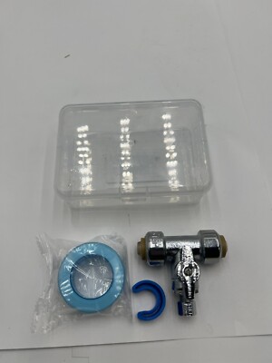 LOT OF 7-SUNGATOR Service Tee Stop Valve, 1/2 Inch Ptc x 1/2 Inch Ptc x ...