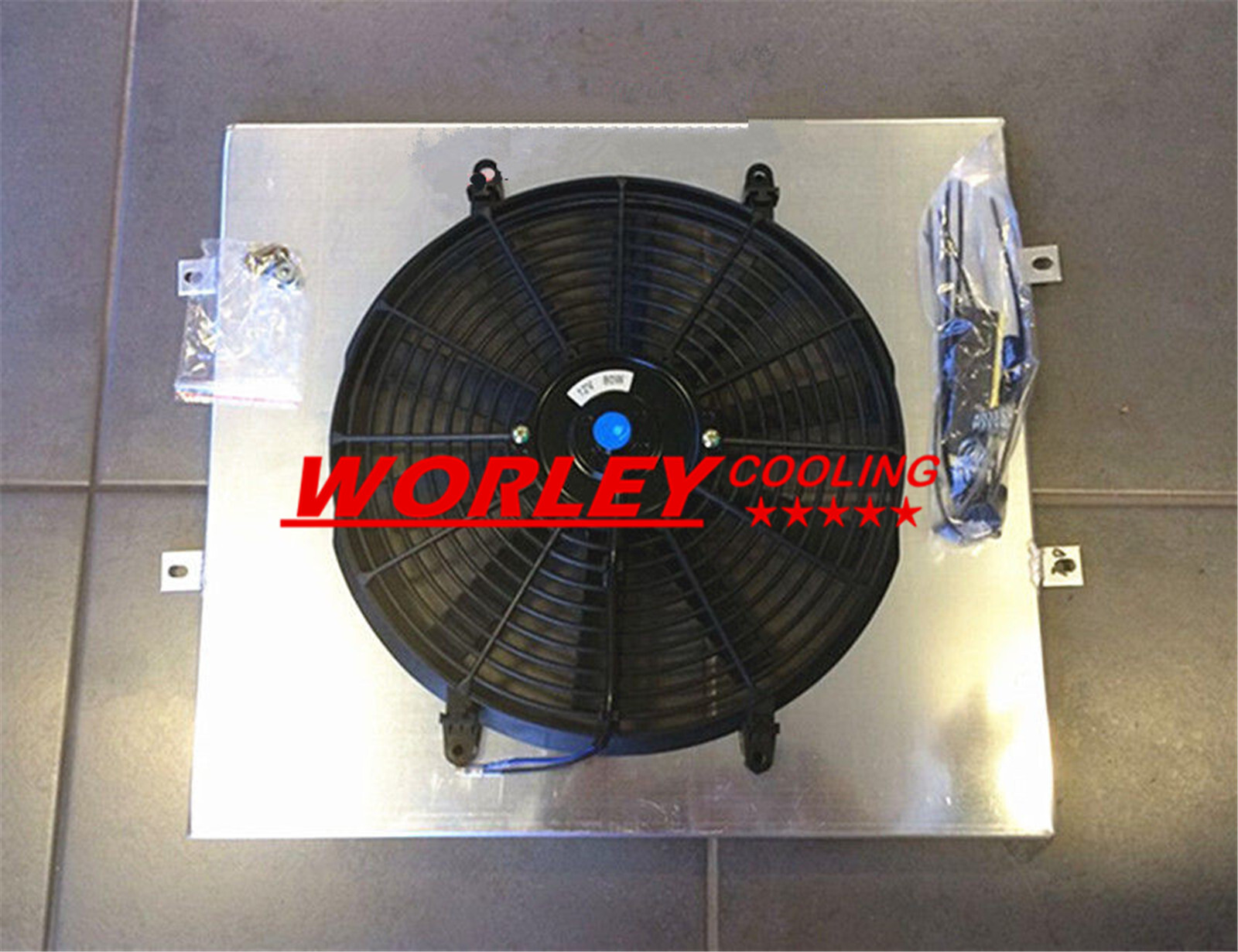 VIC-Alloy RADIATOR +SHOURD FOR TOYOTA SURF HILUX 2.4/2.0 LN130 DIESEL ...