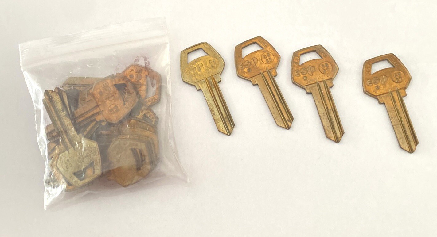 Key Blanks # CO87 Key blank E.S.P Brand ( Price For 16 blanks Uncut New ...