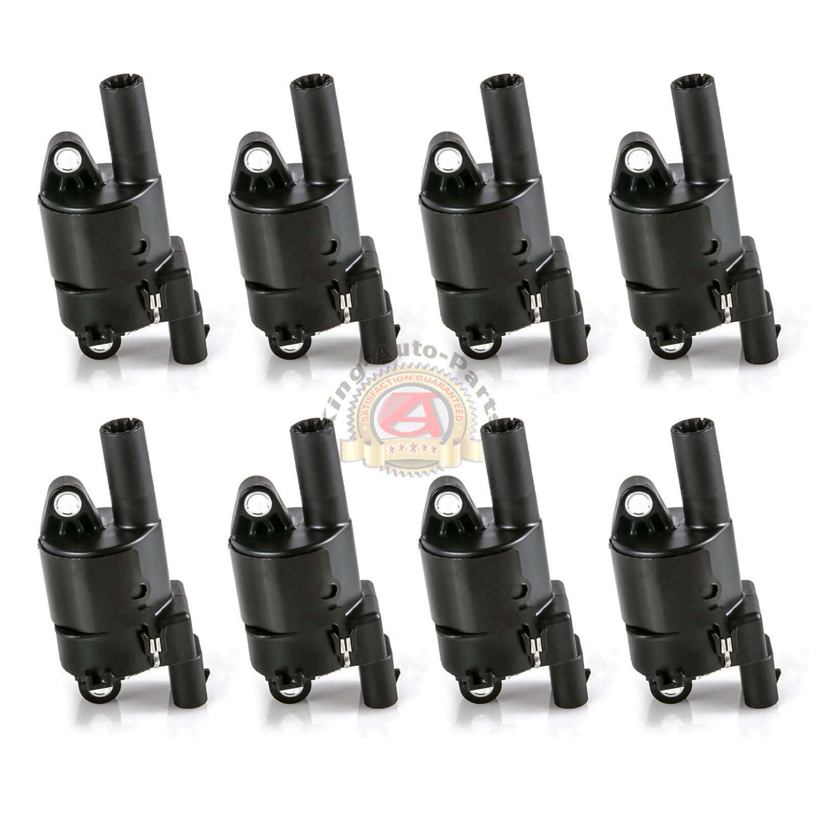 8 UF414 Round Ignition Coil Pack for Chevrolet Silverado 1500 Impala ...