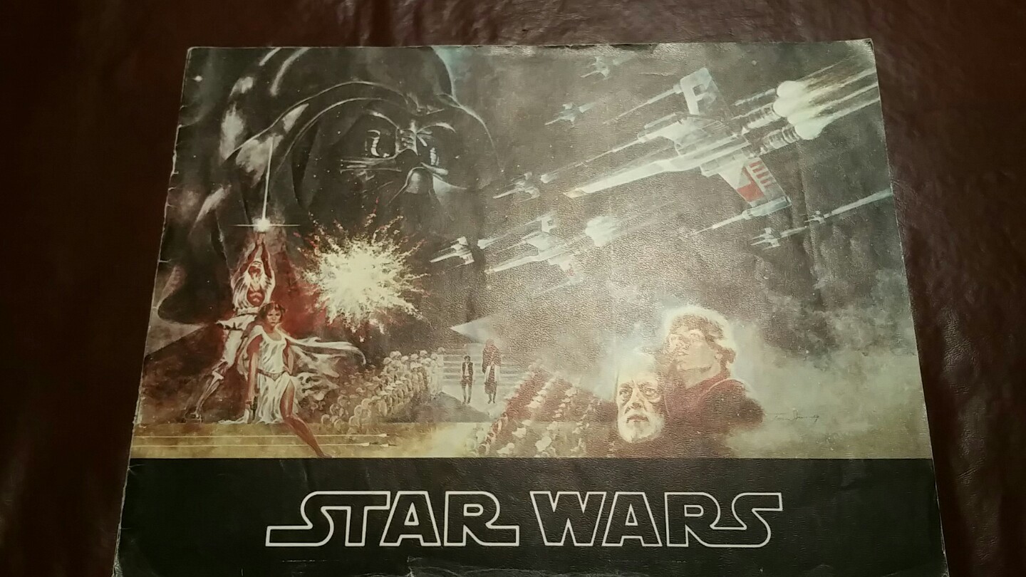 Vintage STAR WARS MOVIE PROGRAM NEAR MINT SECOND PRINTING RARE 1977 ...