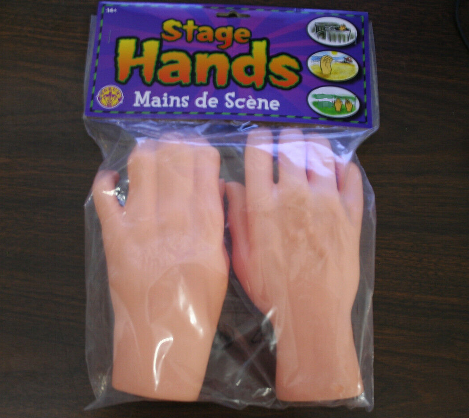 Stage Hands Prop novelty theatrical movie joke scene act male nude hand ...