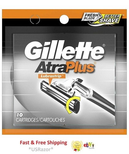11 Gillette Atra Plus Razor Blades Refills Cartridges (unboxed) Fits ...