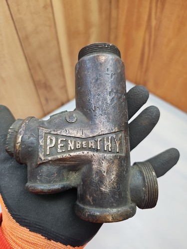 PENBERTHY STEAM INJECTOR 1 INCH STATIONARY STEAM ENGINE RARE NICE CC 21 ...