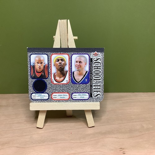 02-03 Fleer tradition school ties Richard Jefferson Patch /Terry/Bibby ...