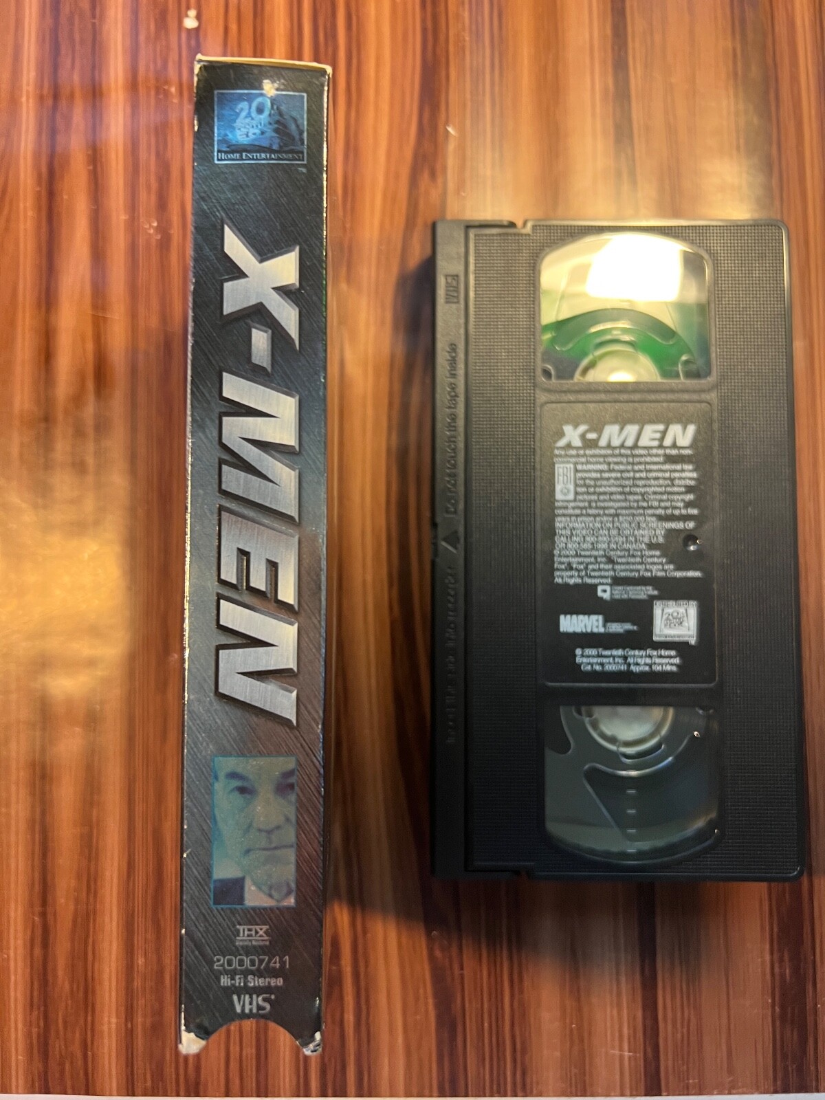 X-Men VHS 2000 Marvel Action Hero Movie Hugh Jackman Patrick Stewart ...