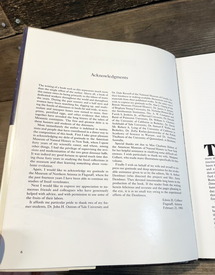 DINOSAURS : An Illustrated History By Edwin H. Colbert 1983 Ex Library ...