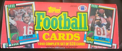 1990 Topps NFL Complete set of 528 cards NIB | eBay