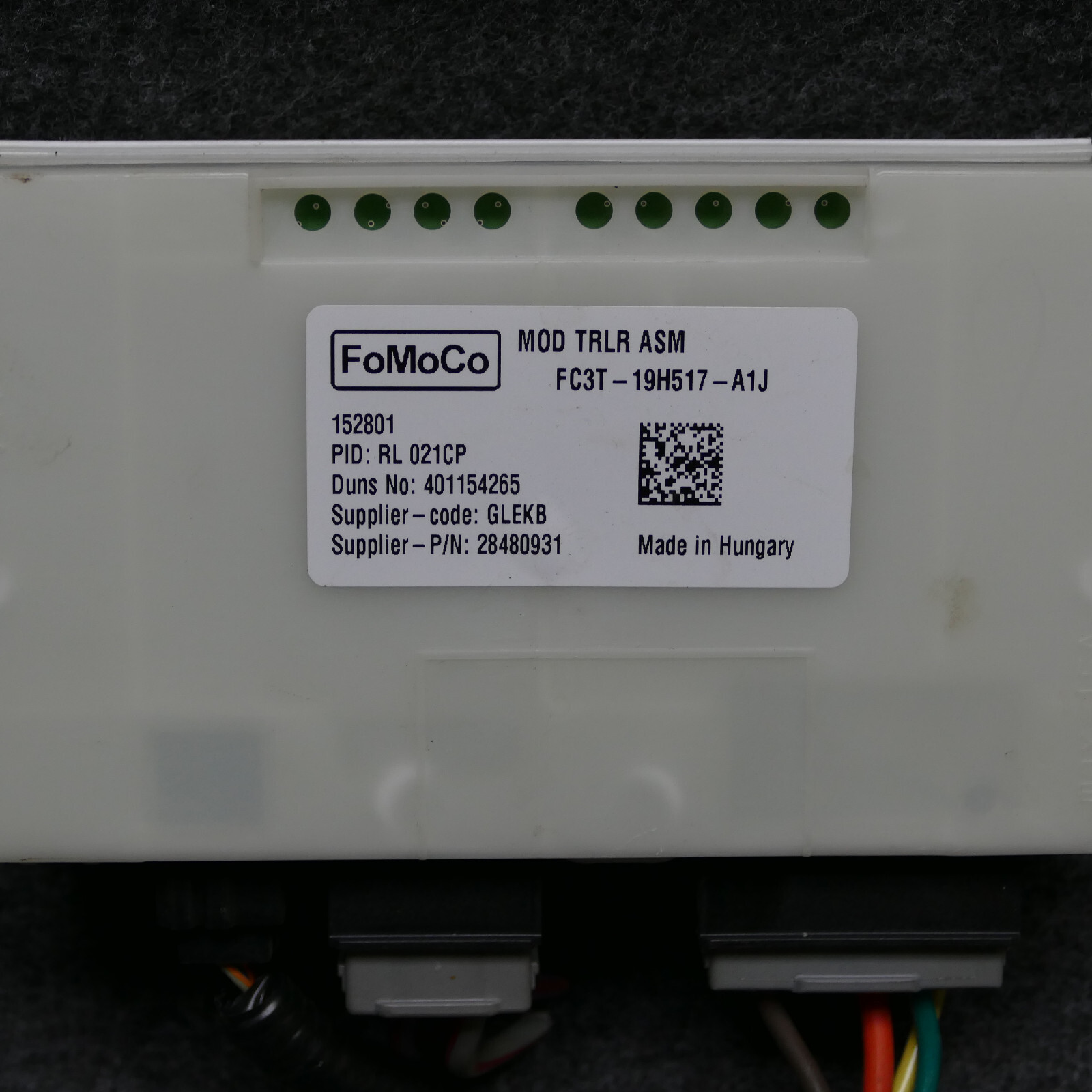 Grx704 Trailer Tow Module 2016 Ford Expedition 3.5 FC3T19H517A1J for ...