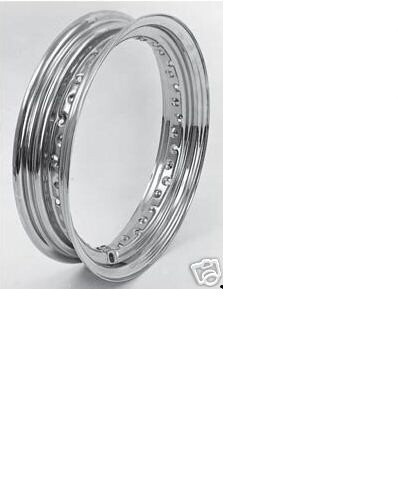 Harley 16" Chrome 40 hole Rim Drop Center 3" Wide Custom Chrome offser ...