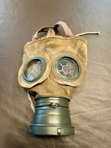 WW I Imperial German Suede Gas Mask Reproduction | eBay
