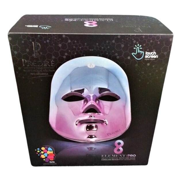 Predire Paris 8 ELEMENT PRO Multi-Purpose Skin Care LED Mask Device for ...