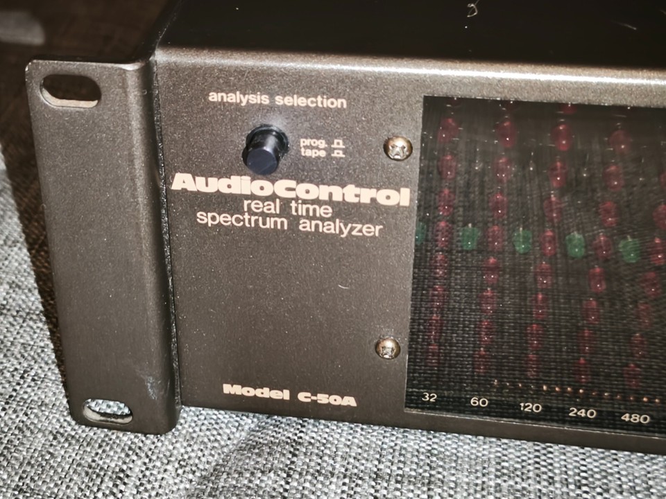 Audio Control C 50A Real Time Spectrum Analyzer HiFi Vintage Rare 220 ...