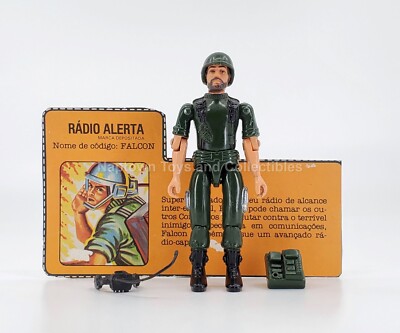 GI JOE COMANDOS EM ACAO FALCON (BREAKER) 100% COM w/FILE CARD BRAZIL ...