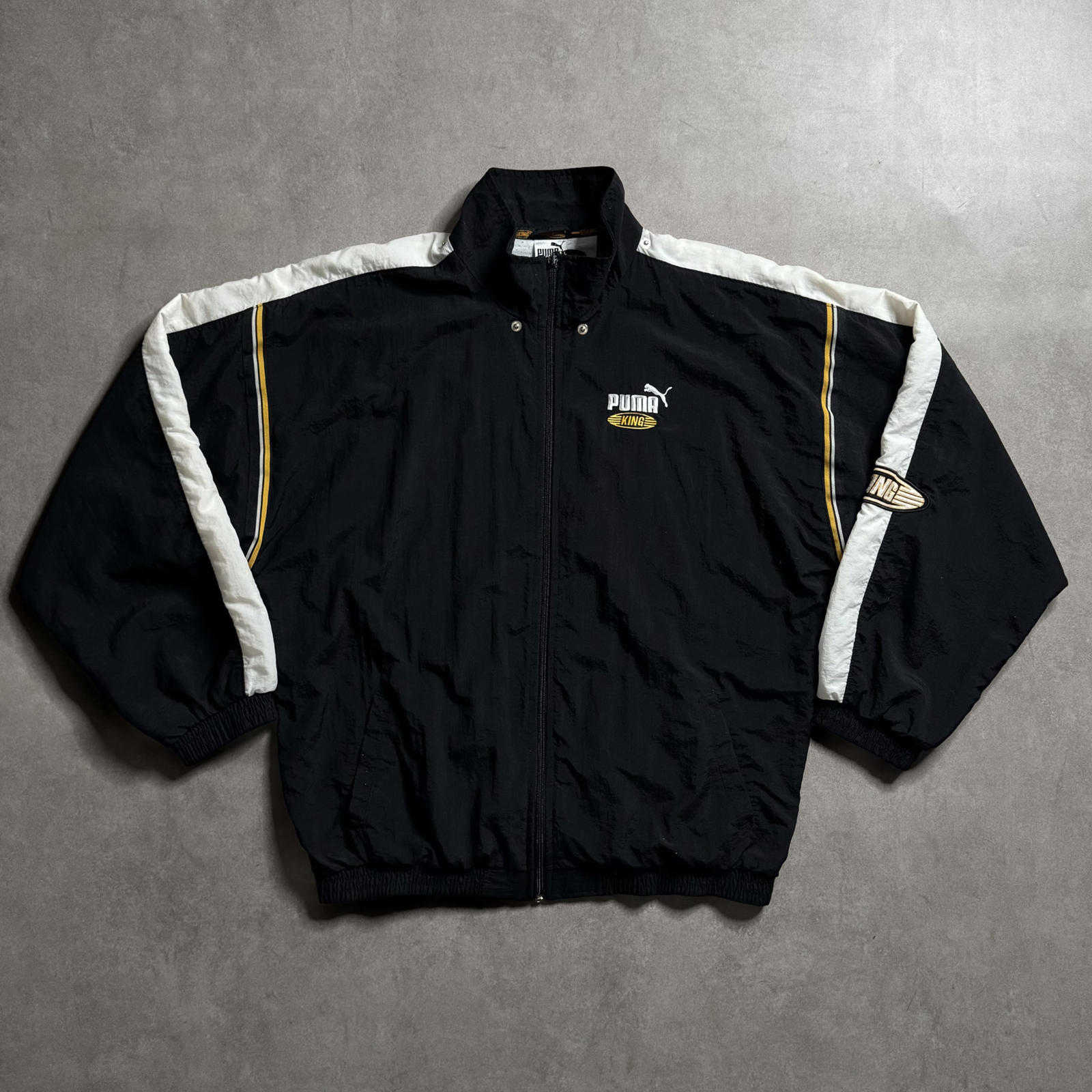 2000s Puma King Black Track Jacket - S - Gem