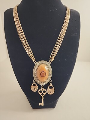 Juicy Couture Rose Gold Necklace. Double Chain. 29" | eBay