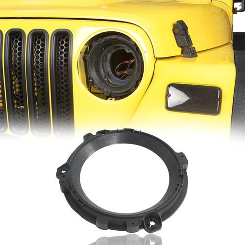 7inch Round LED Headlight Mount Ring Bezels Brackets Fit Jeep Wrangler ...